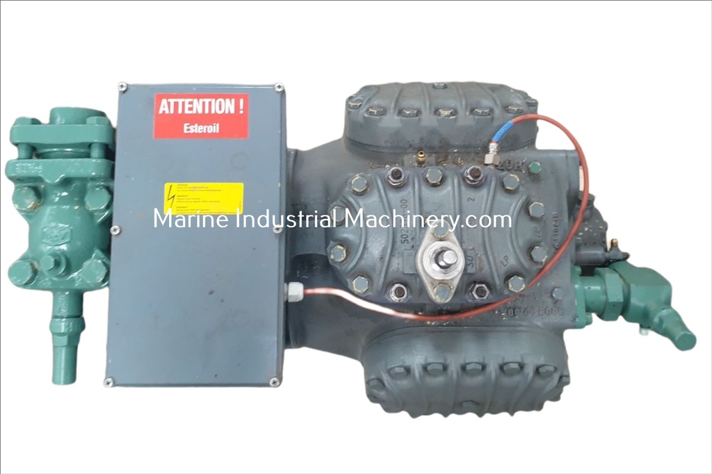 Bitzer 502375-00 6G-30.2Y-40P Semi-Hermetic Reciprocating Compressor | Marine Industrial Machinery